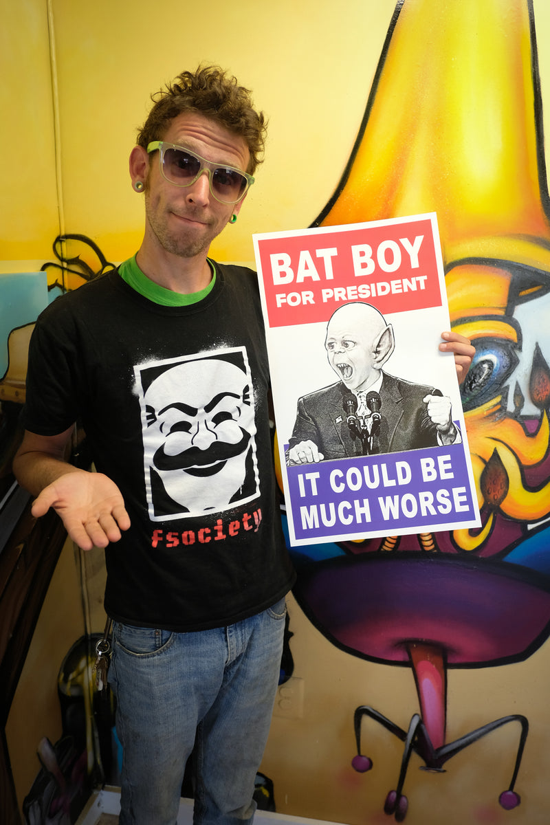 Weekly World News Bat Boy For President 13" x 22" Showprint Poster - I ...